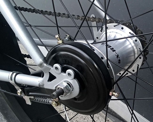 EXTRA WIDE rear hub 165 mm 3 - speed Sturmey Archer SX-RB3 - 36S + Band ...